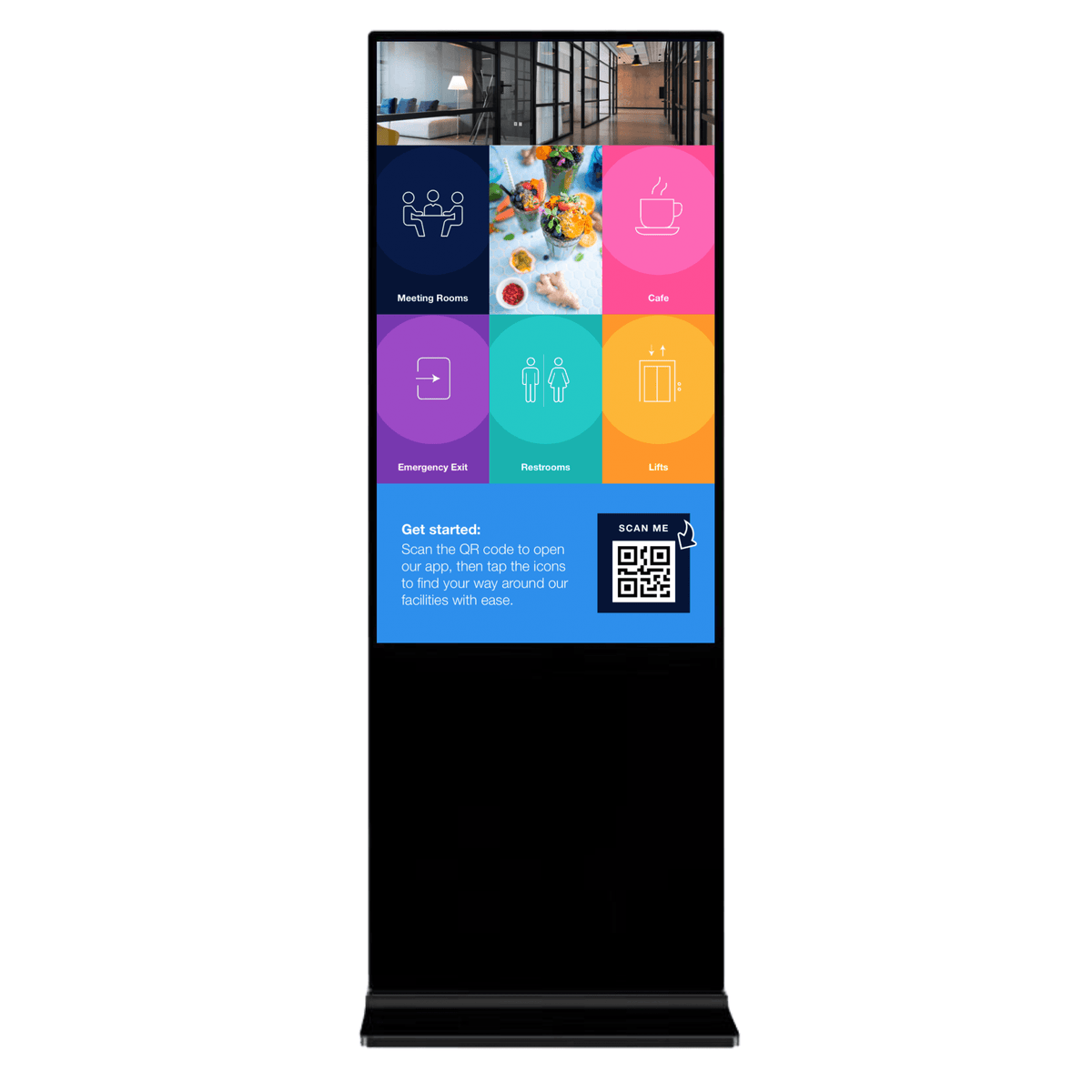 Clevertouch CM Totem Display Kiosk – The Whiteboard Shop