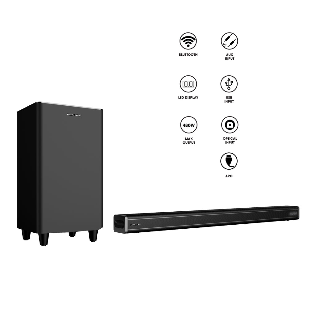 Ultra-Link 480W Wireless 2.1 Channel Soundbar – The Whiteboard Shop