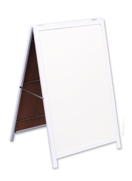 A Frame Whiteboard Non Mag Steel Frame 900*600mm – The Whiteboard Shop