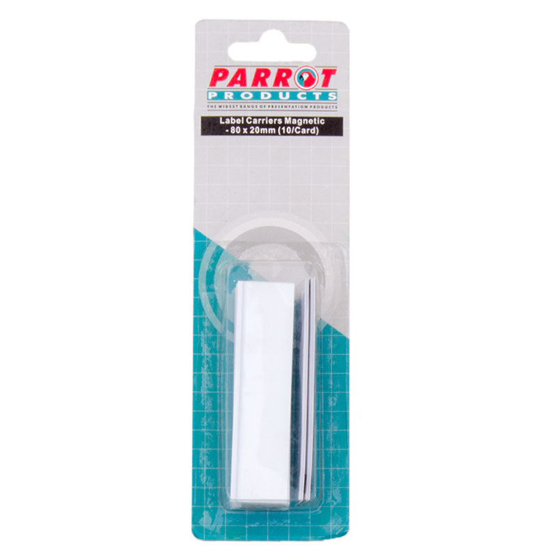 Label Carriers Mag 20 80mm 10 Pack – The Whiteboard Shop