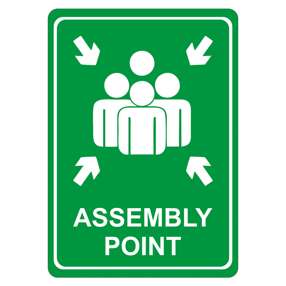 Assembly Point sign 297x210mm – The Whiteboard Shop