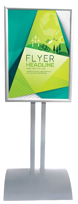 Parrot Products poster frame on stand. Single sided A0 portrait – The ...