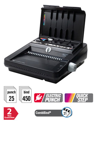 GBC CombBind C450e Electric Comb Binder – The Whiteboard Shop