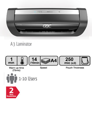 GBC Fusion 6000L A3 Frequent Use Laminator – The Whiteboard Shop